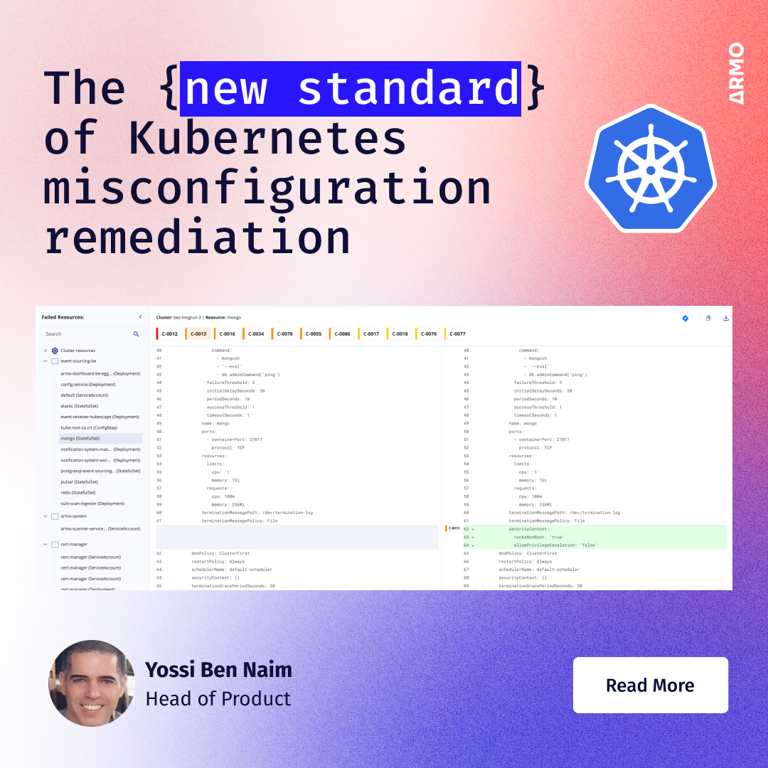 The New Standard Of Kubernetes Misconfiguration Remediation