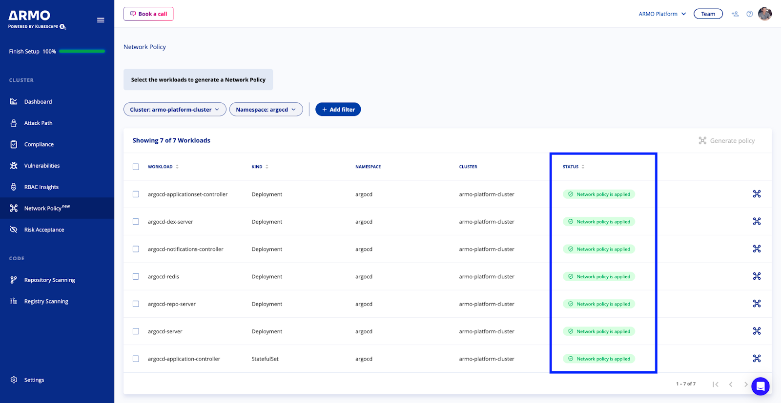 Auto Generated Network Policies For Kubernetes Security