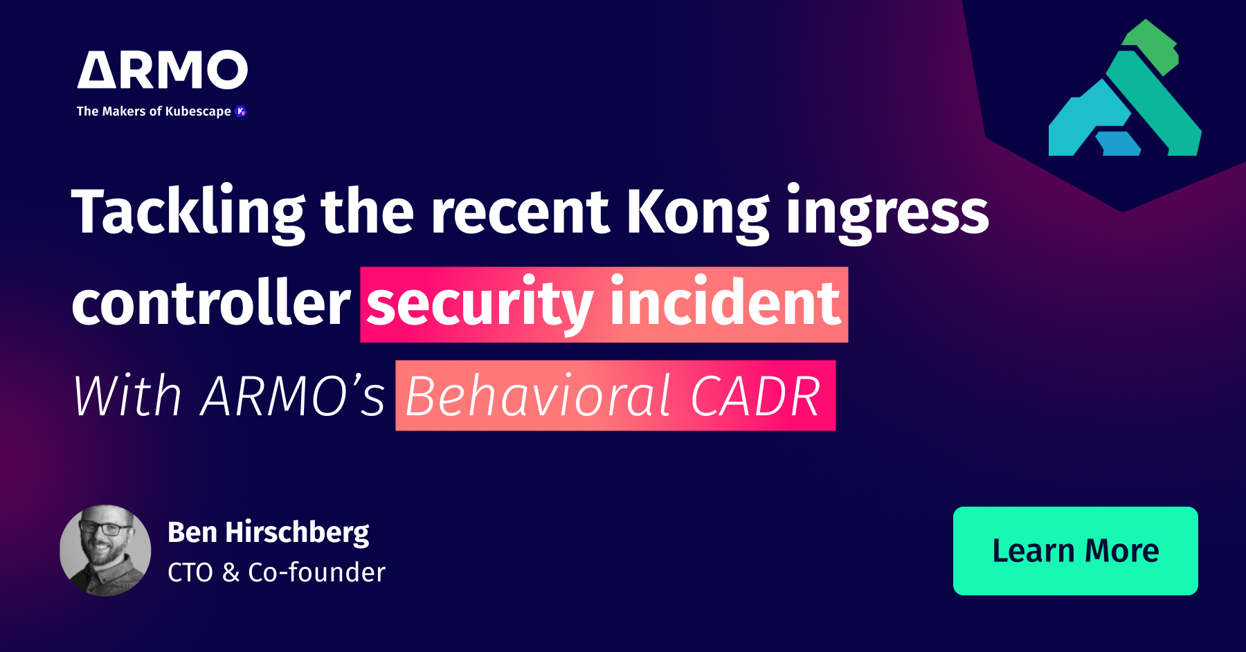 Kong Ingress Controller Cryptojacking: ARMO CADR Detects & Stops It!